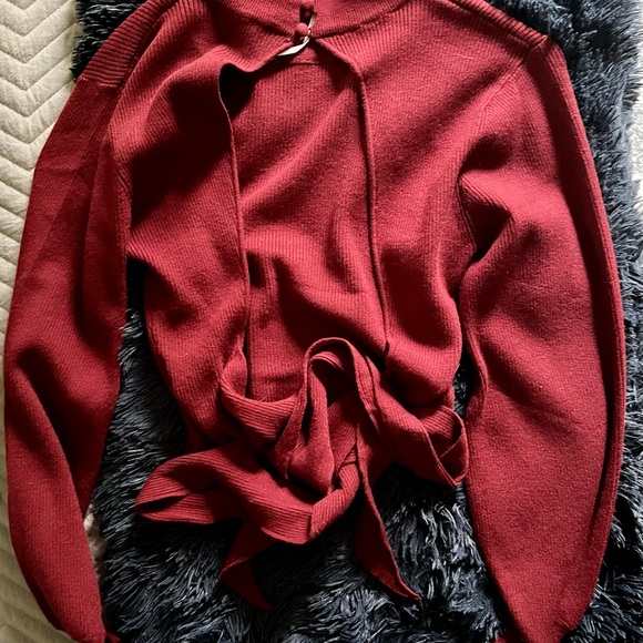 Lulus | Sweaters | Lulus Brand New With Tags Burgundy Sweater | Poshmark